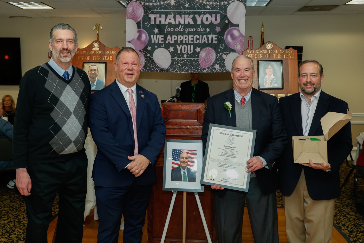 Rep. Fishbein Honors Elk, Citizen, and Officer of the Year with ...