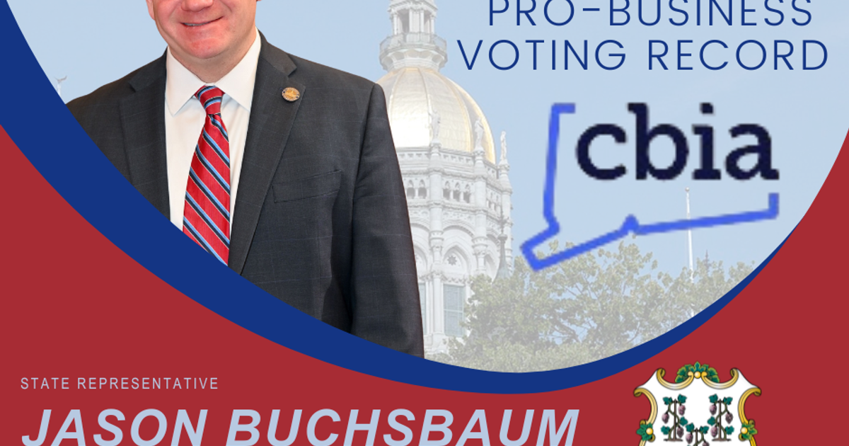 Rep. Buchsbaum Recognized as Jobs Champion - CBIA Scorecard