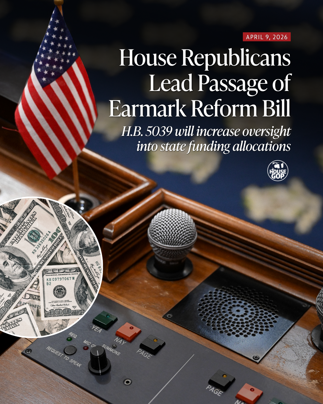 Rep. Zupkus Votes in Strong Support of Legislation to Address Earmark ...